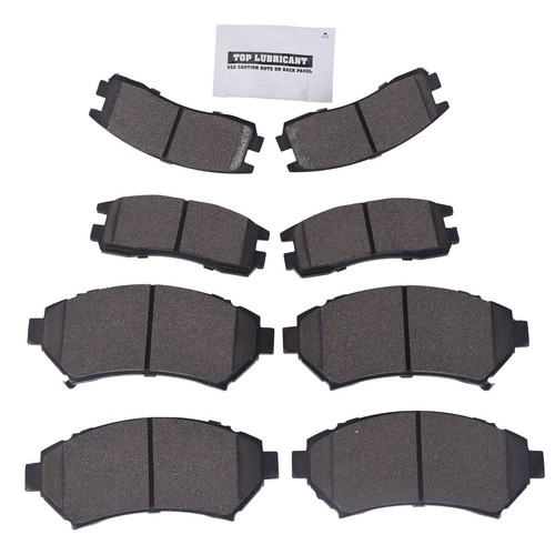Front and Rear Ceramic Brake Pads for Cadillac DeVille Chevy Venture ...