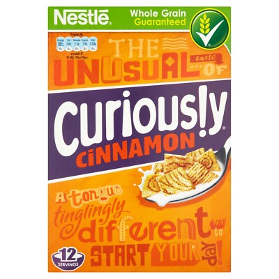 Curiously Cinnamon Cereal 6 X 375g Free Delivery | eBay UK