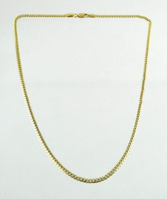 GM P LUX Gold on Sterling Silver Chain Necklace 925 7.3g 16 Inch Length ...