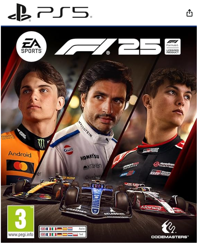 EA SPORTS F1 25 Standard Edition PS5 NEW SEALED PlayStation 5 Formula ...