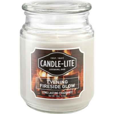 Candle-Lite 18 Oz. Everyday Evening Fireside Glow Jar Candle 3297251 ...