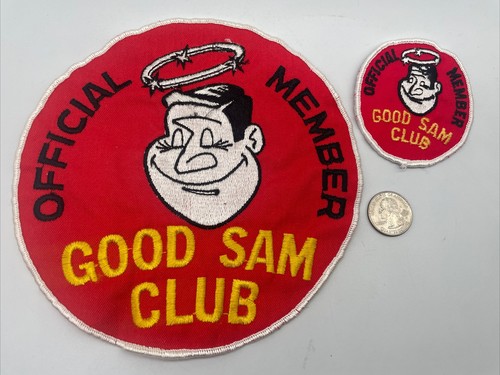Good Sam Club Vintage Patch Classic Logo Official Member 6.5” & 2.75 ...