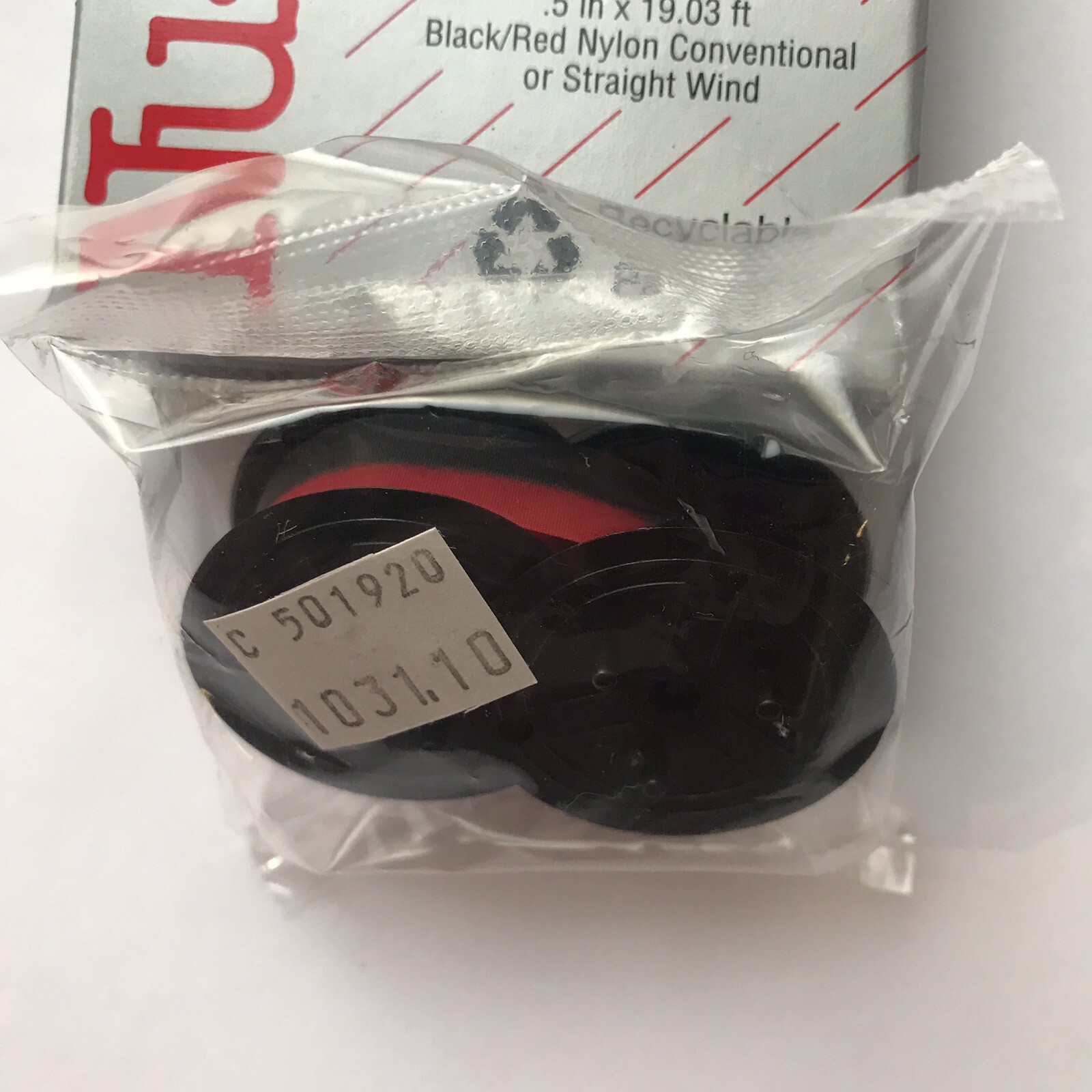 Nu-Kote Universal Calculator Ribbon BR80C Black/Red Nylon Canon Royal ...