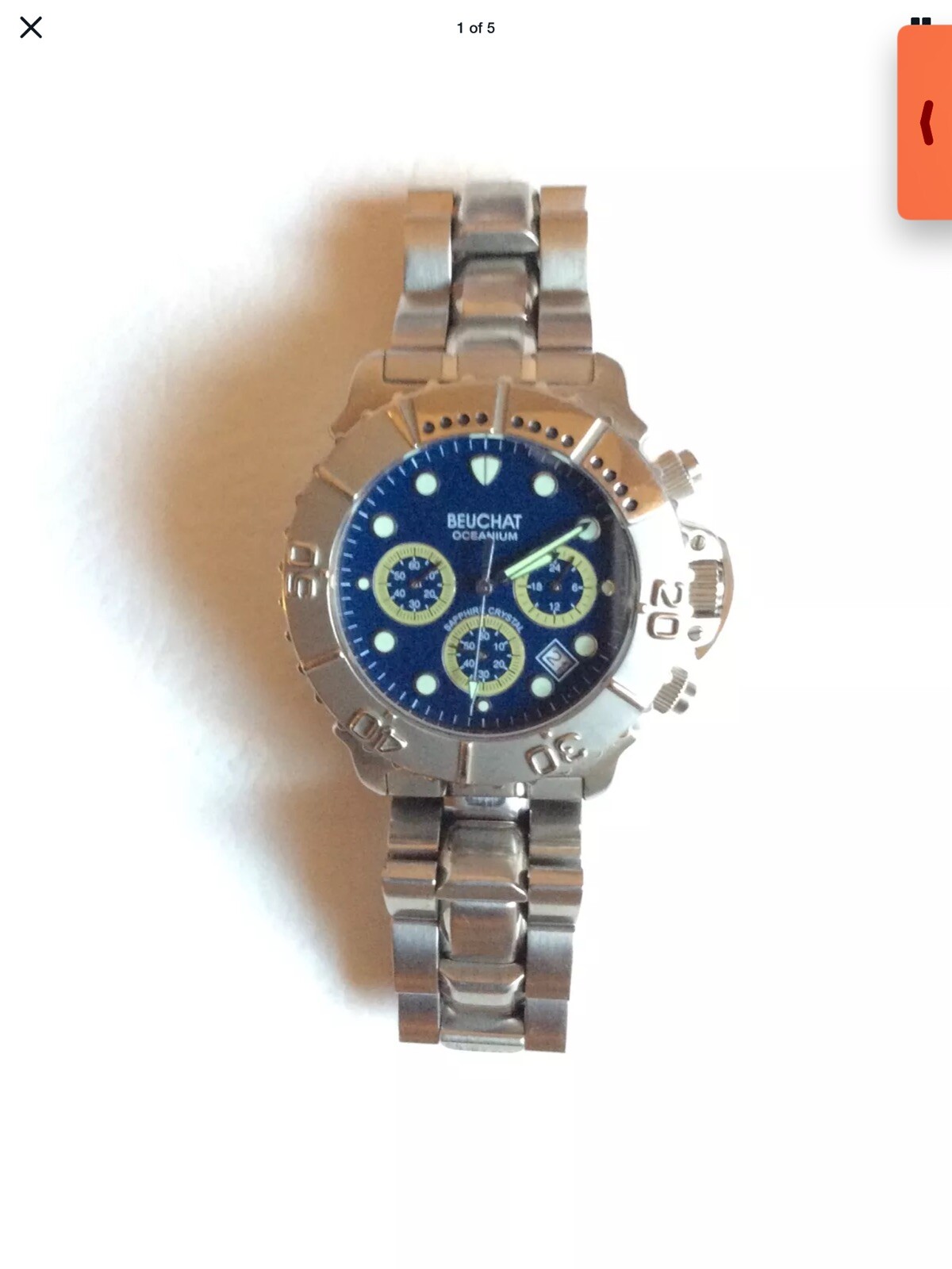 BEUCHAT OCEANIUM - MEN’s WATCH - USED | eBay