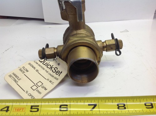 Griswold Control 1" Flow Setting Valve, Balancing Valve, Sweat (#1644-M ...