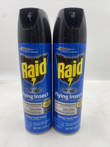 Raid Flying Insect Killer Formula Kills Flies & Mosquitoe - 2 Pack ...