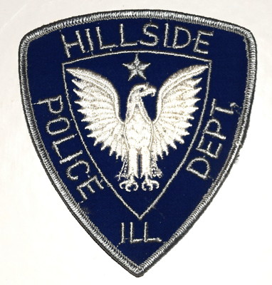 HILLSIDE ILLINOIS IL Police Sheriff Patch STAR OVER SILVER EAGLE OLD ...