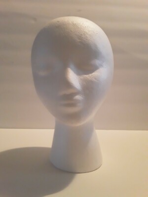 Partial-Body & Mannequin Parts - Styrofoam Head Male
