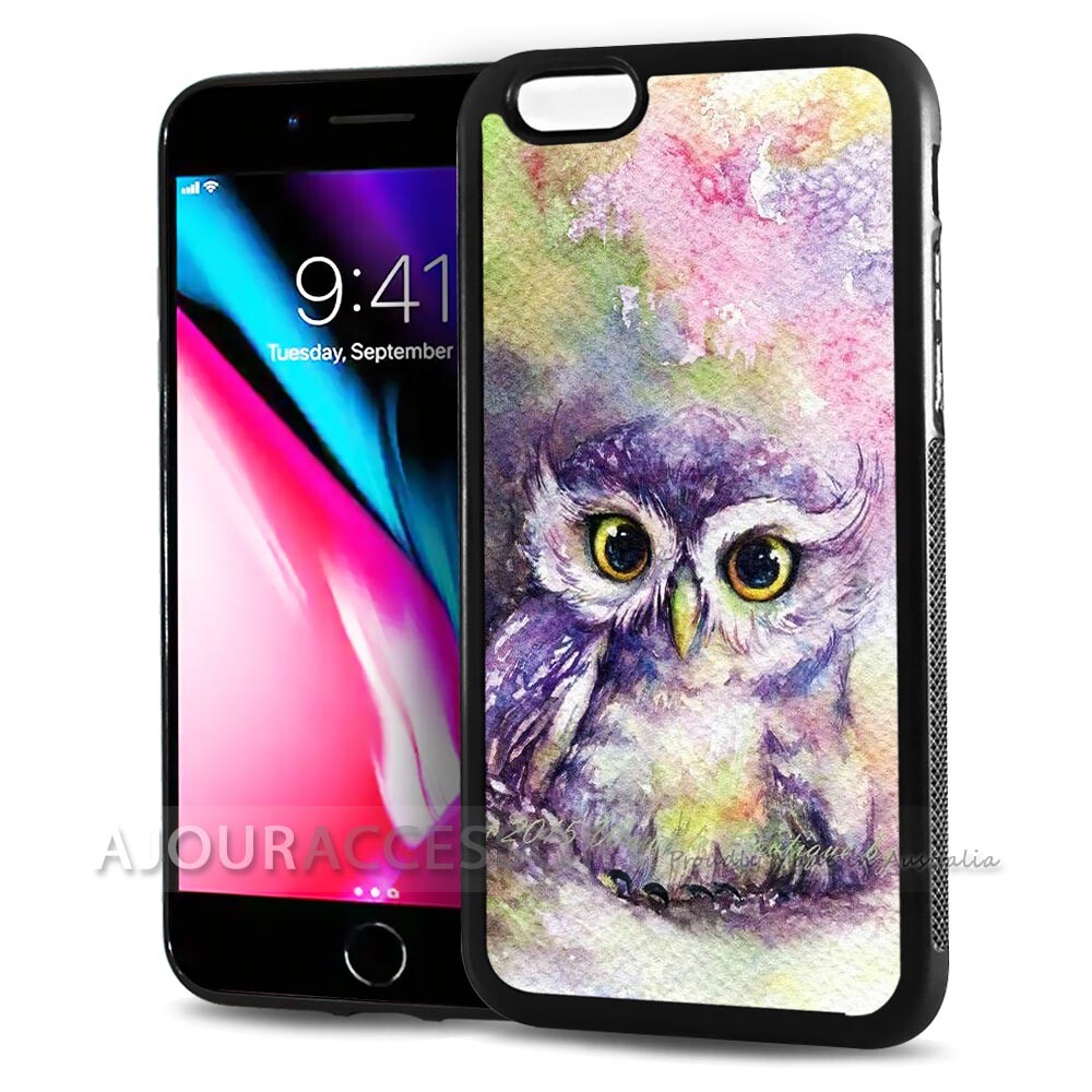 ( For iPhone 7 Plus ) Back Case Cover AJH11469 Owl | eBay