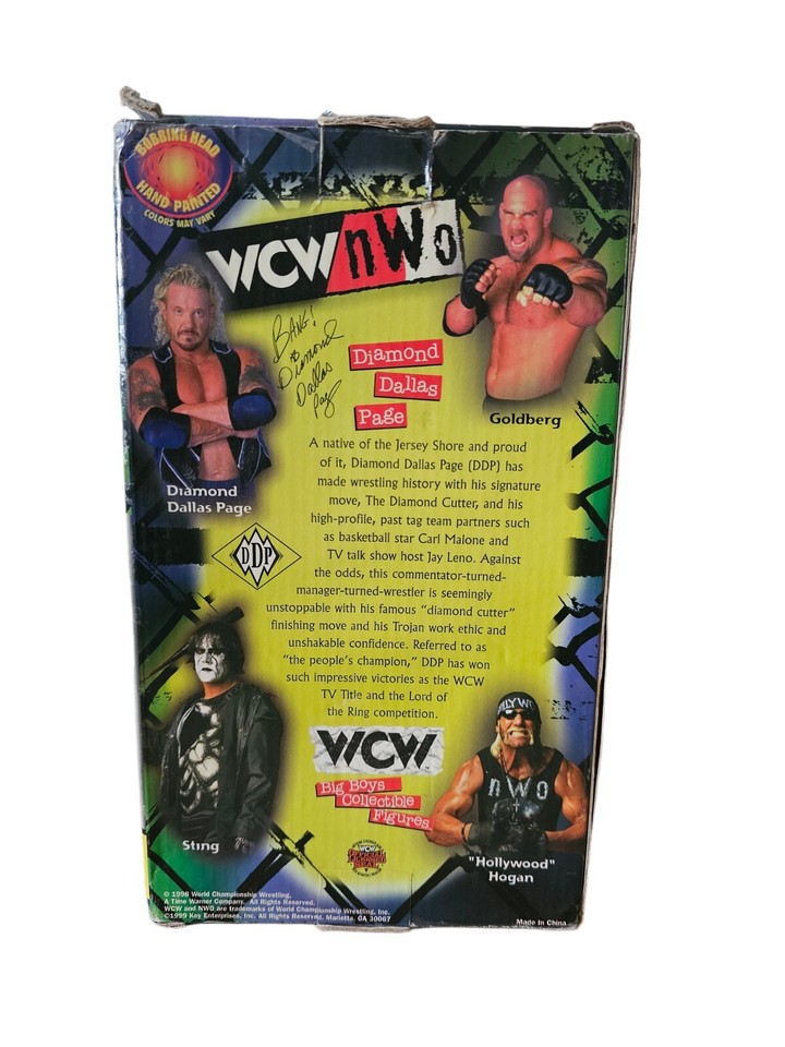 WCW NWO Diamond Dallas Hand Painted Bobble Head Big Boy Collectible ...