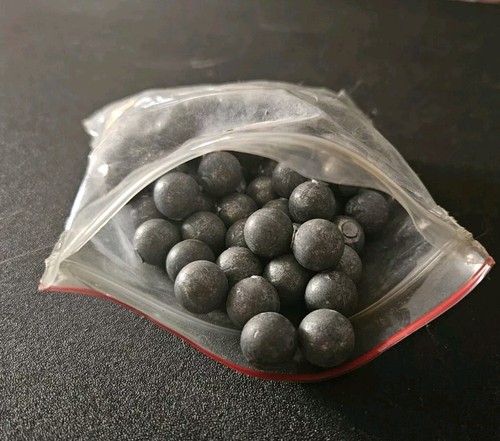 Bag of .490, 50 Caliber Round Lead Balls (75) Muzzleloading | eBay