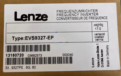 EVS9327-EP NEW LENZE EVS9327EP SERVO DRIVE | eBay