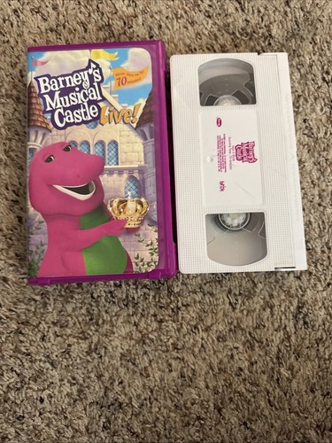 Barney's Musical Castle Live! VHS 2001 Video Tape Sing Along Songs Kids ...