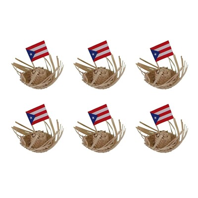 Mini 2" Pava Straw Traditional Hats Puerto Rico Traditional Hats Bottle ...