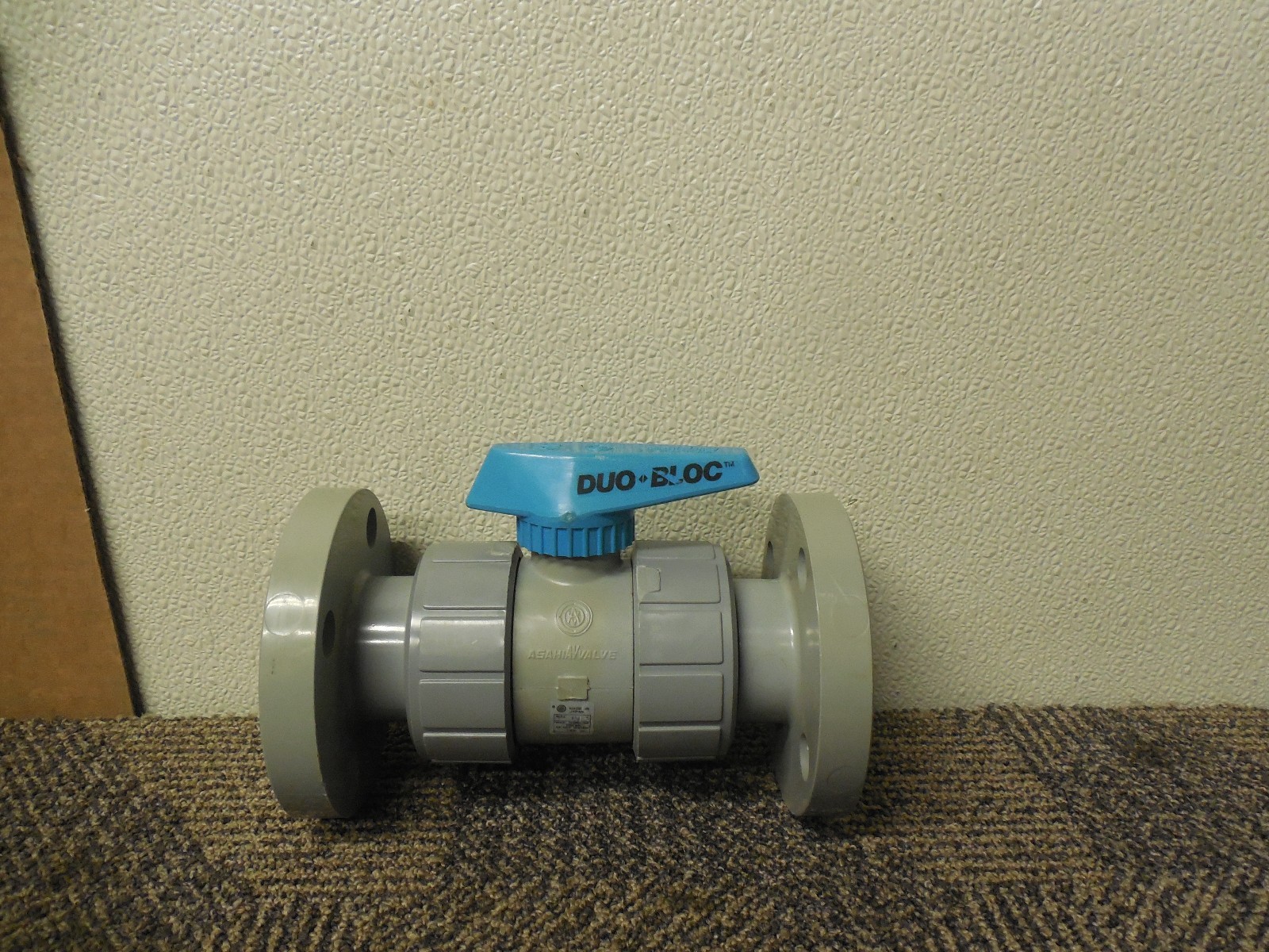 ASAHI AV DUO BLOCK FLANGE FLANGED BALL VALVE 1-1/4" DB CPVC 150 PSI NEW ...