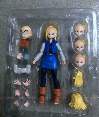 New SHF Dragon Ball Z Android NO.18 6in Action Figure Box Set | eBay ...