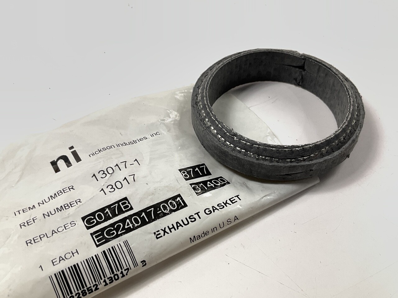 Nickson 13017-1 Exhaust Pipe Flange Gasket | eBay
