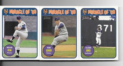 2018 Topps Heritage High Numbers Miracle of 69 1969 Mets Insert Set | eBay