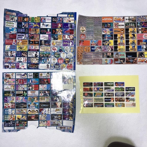 Dengeki Playstation Ps Appendix Memory Card Sticker Retro Gaming ...