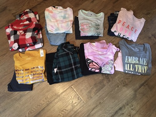 NWT~Girls size 7 Clothes Lot~Fall / Winter Outfits~Lot of 16 Pcs~SO ...