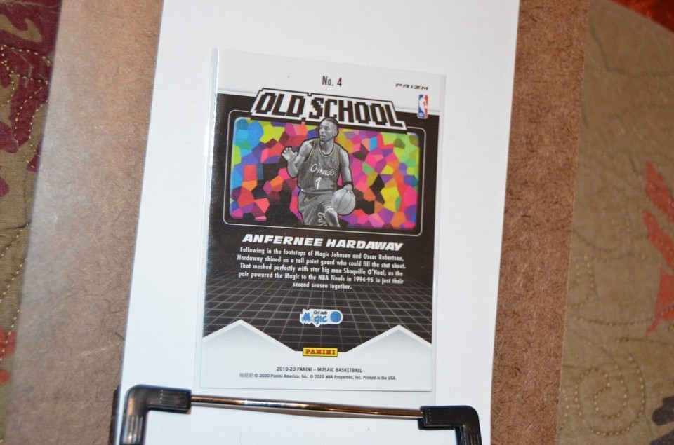 2019-20 Panini Mosaic Old School Green Anfernee Hardaway Orlando Magic ...