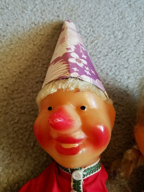 Vintage Russian Puppets Petrushka and Staruha Dolls | eBay