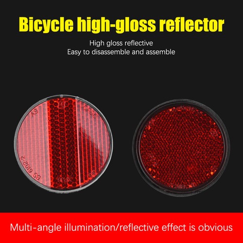 Motorcycle Electric Bicycle High Reflective Circular Reflector ...