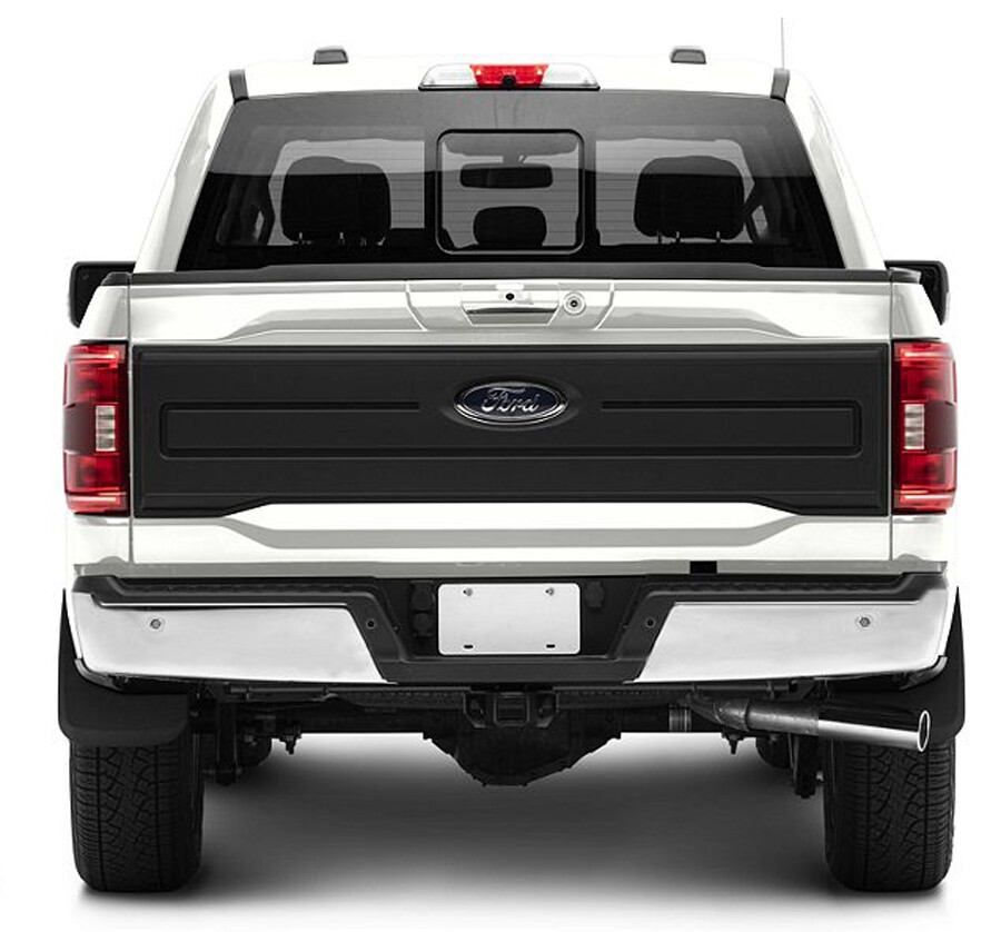 Fits 21-25 F-150 Air Design Tailgate Applique Panel Cover Satin Black ...