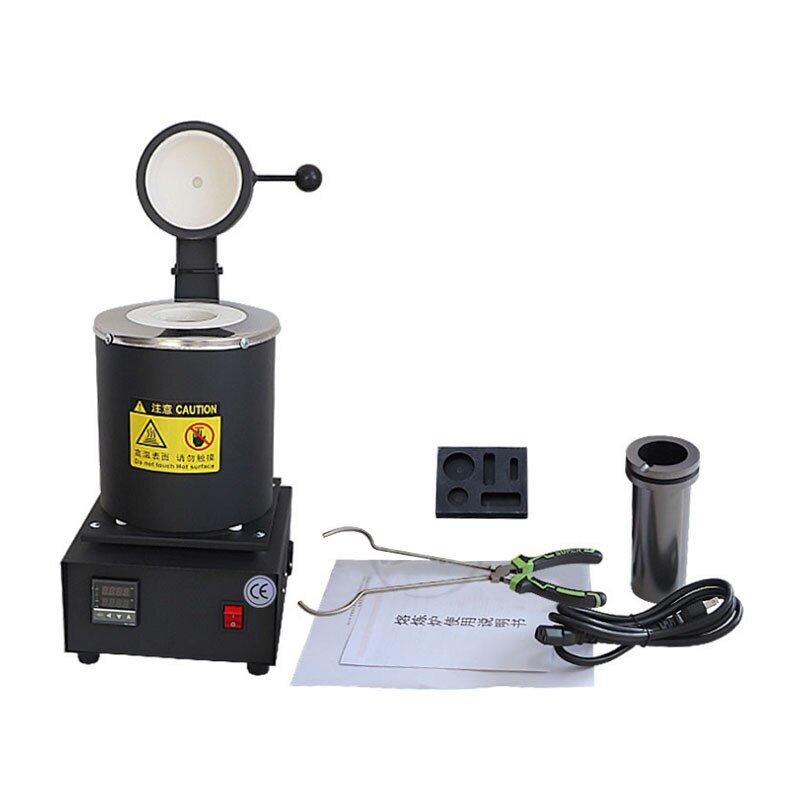 Temperature and Aluminum Melting Furnace Casting Mini Melting Furnace ...