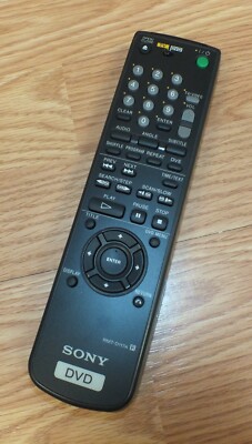 Genuine Sony RMTD117A DVD /TV Pre-Programmed Remote Control For DVPS56 ...