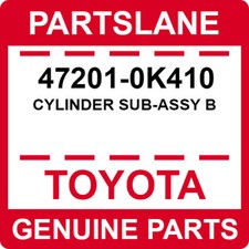 47201-0K580 Toyota OEM Genuine CYLINDER SUB-ASSY for sale online | eBay