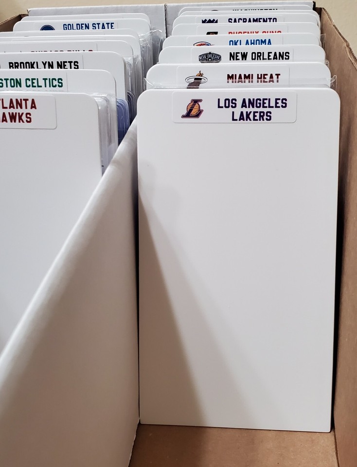 (30) GRADED Slab & Sports Card Dividers with 30 FREE NBA Teams Logos ...