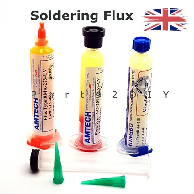 QUALITY SOLDERING PASTE FLUX SMD SMT Grease 10cc Liquid Paste Safe Lead ...