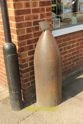 Photo 6x4 15 Inch Naval Shell WW1 shell outside Robert Bell & Company ...