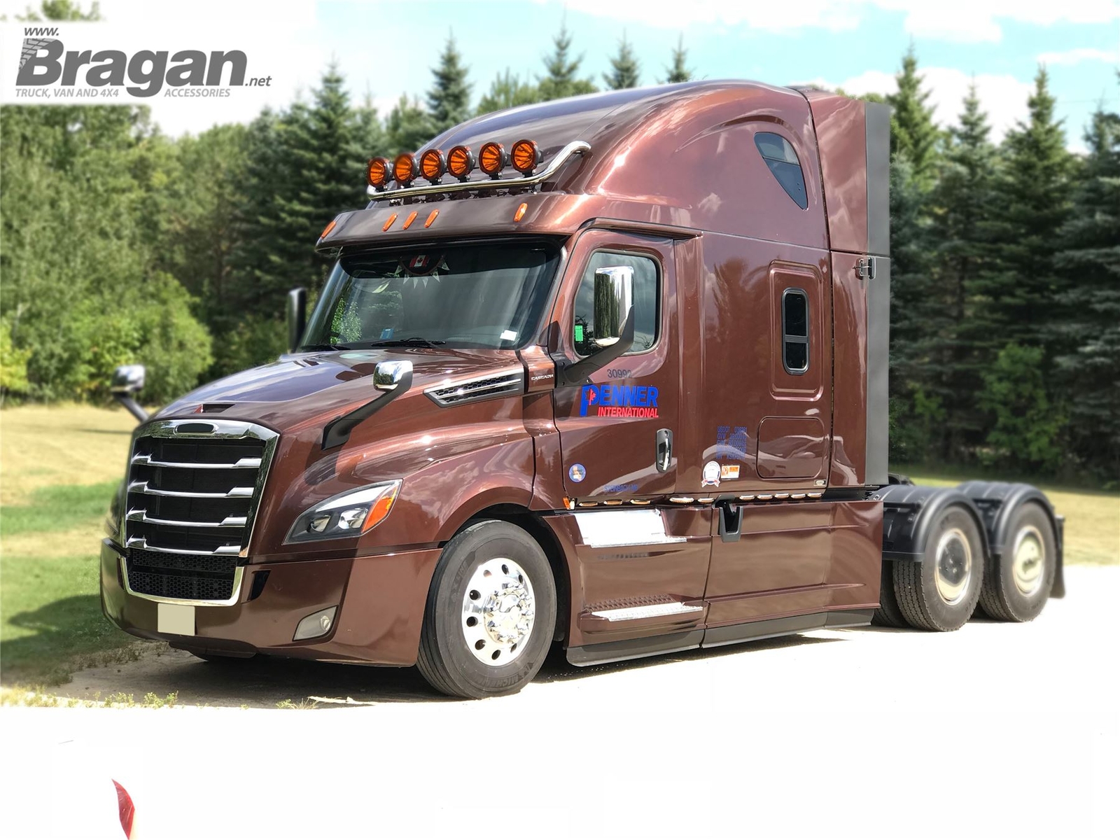 Roof Bar To Fit Volvo VNL Series 780 730 670 Stainless Steel Truck ...