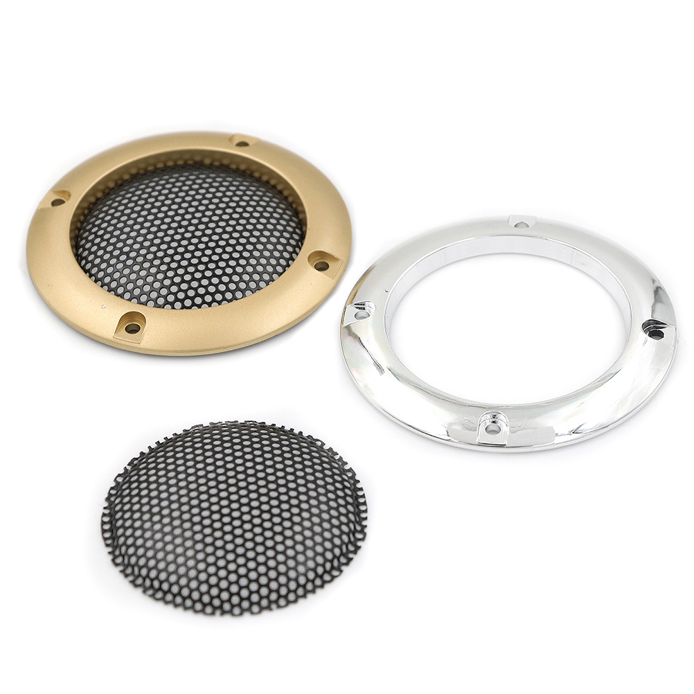 2pcs 2" inch Audio speaker cover decorative circle metal mesh gril GF ...