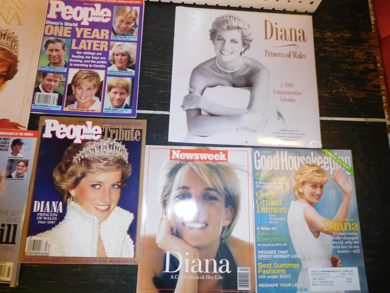 35 Piece Vintage Princess Diana / Royal Family Items Magazine Lot | eBay
