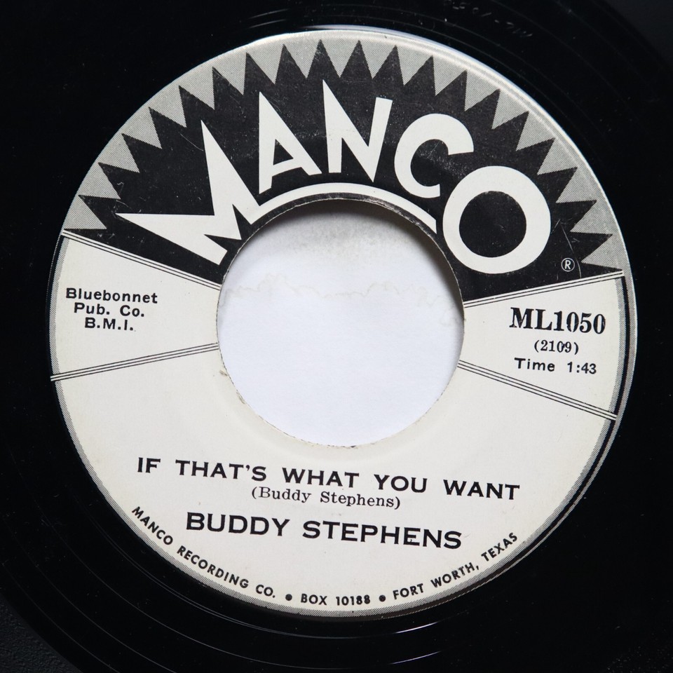 BUDDY STEPHENS - TAKING CANDY FROM A BABY / IF THAT'S WHAT - OBSCURE ...