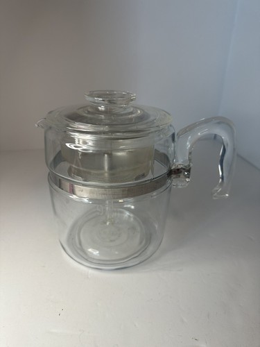 VTG PYREX Flameware Glass Percolator 9 Cup Coffee Pot 7759 Complete | eBay