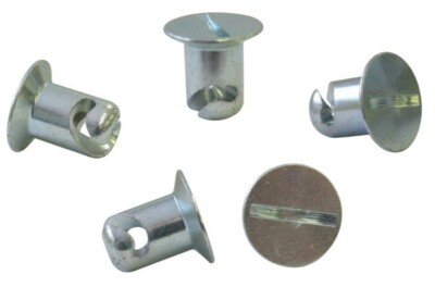 Dzus Button FLUSH HEAD Steel 5 pack Dzues Quarter Turn Fasteners 1/4 ...