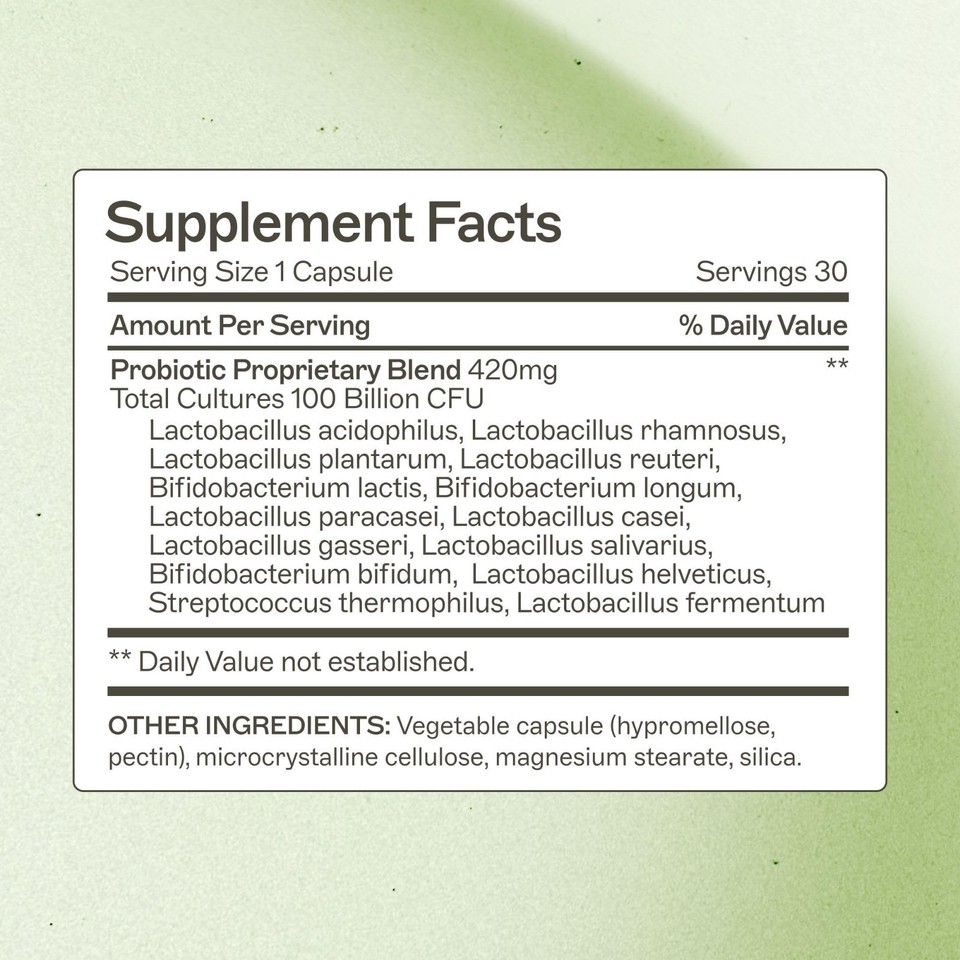 High-Potency Probiotic Supplement - 30 Billion CFU & 14 Strains | eBay