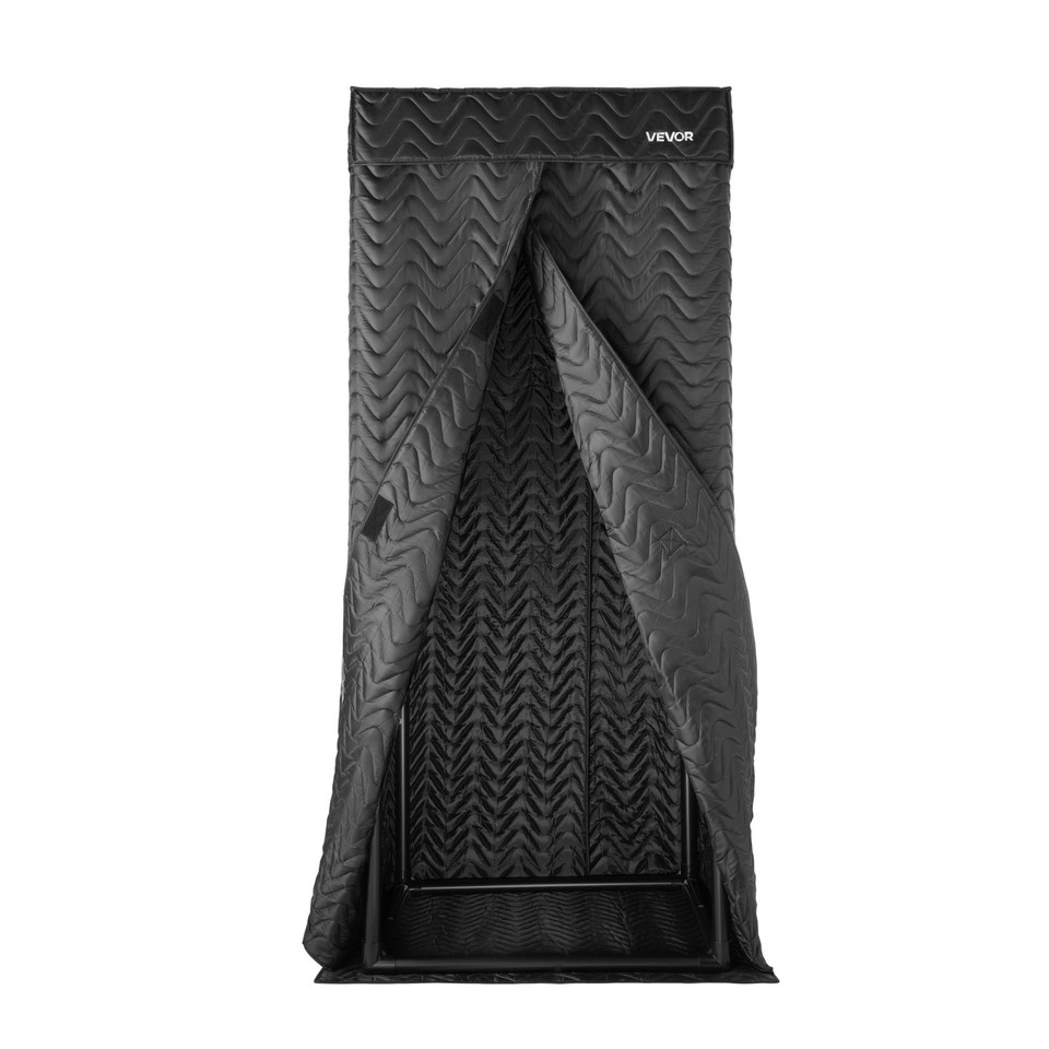 VEVOR 6.56ft Portable Vocal Booth Recording Booth with Travel Bag for ...