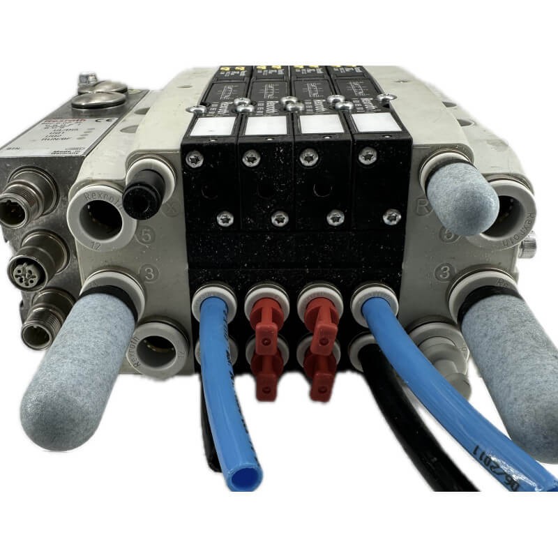 REXROTH BDC-B-DP_32 bloc distributeur pneumatique+ 12x Valves REXROTH 0 ...