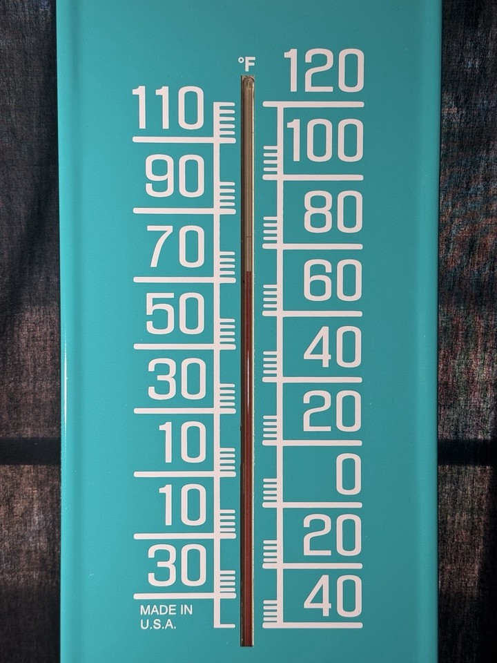 Vtg Double Cola Metal Thermometer - You'll like it better - measures 7 ...