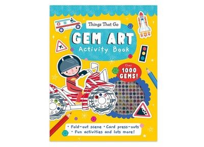 Gem Art Activity Book: Things That Go (English) Spiral Book | eBay ...