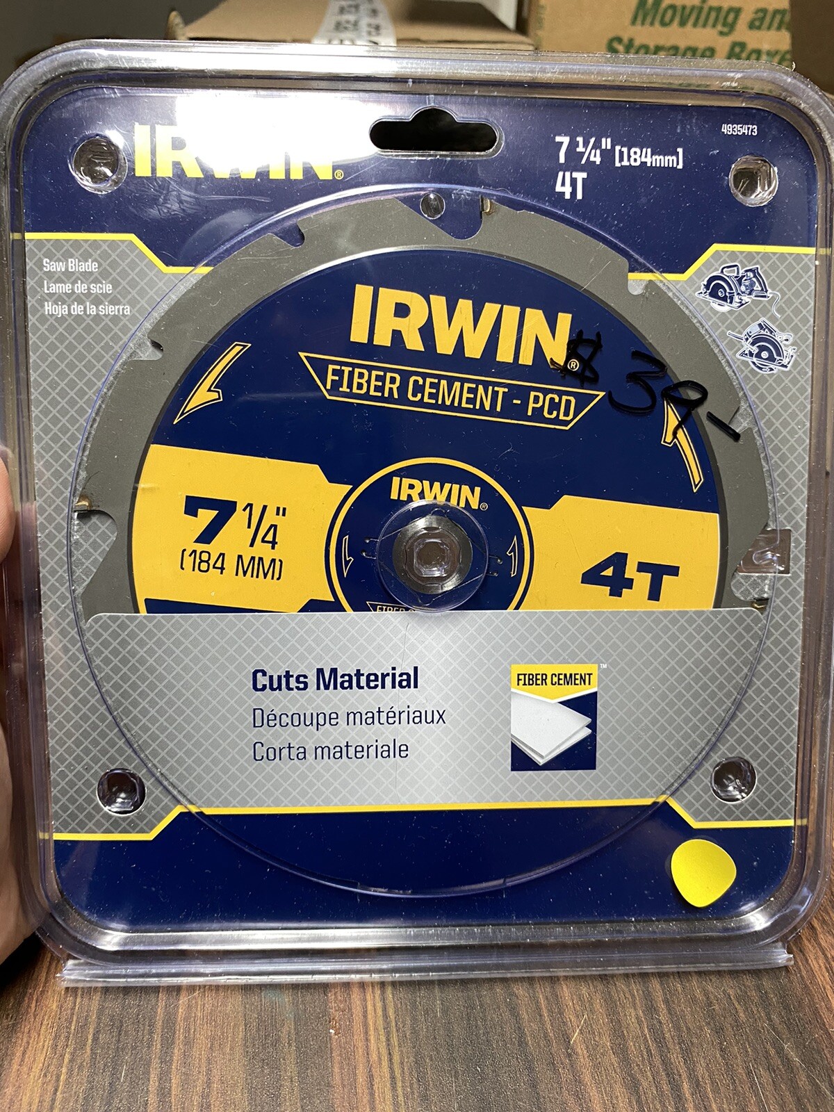 IRWIN PCD Fiber Cement Saw Blade, 7 1/4, 4-Tooth (4935473) | eBay