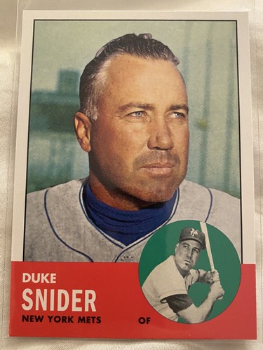2011 Topps 60th Anniversary Duke Snider New York Mets #550 | eBay