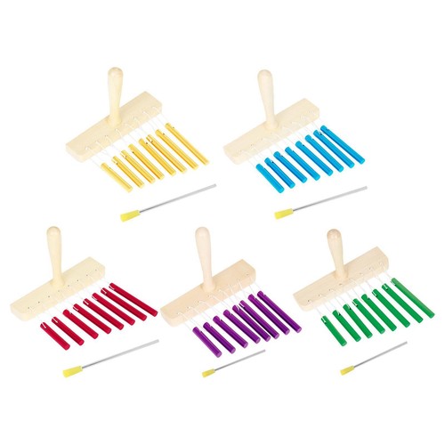 8 Tone Hand Chime Portable Wind Chimes for Kids Preschool Toys Holiday ...