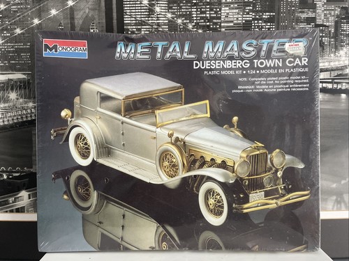 Vintage 1988 Monogram Metal Master Duesenberg Town Car 1:24 Model Kit ...