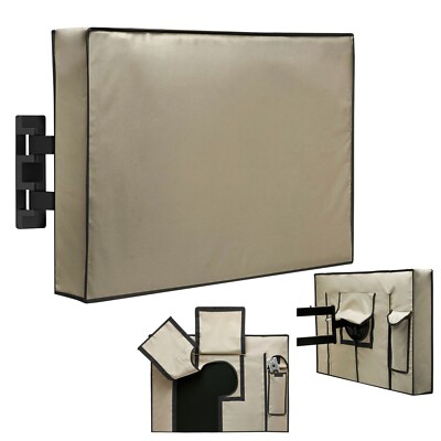 Waterproof TV Screen Protectors w/Remote Control Pocket LED LCD Screen ...